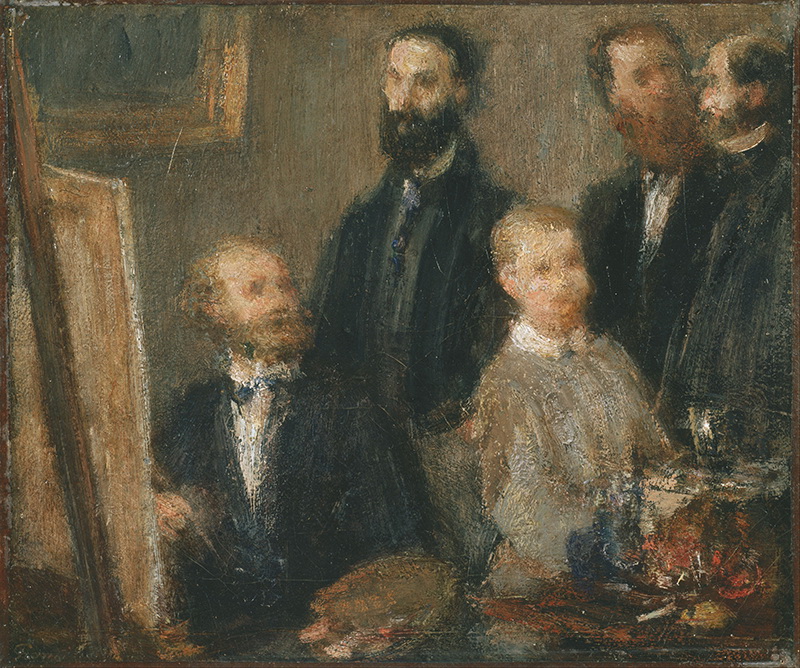 A010017《画室》法国画家方丹·拉图尔高清作品 – 高清名画